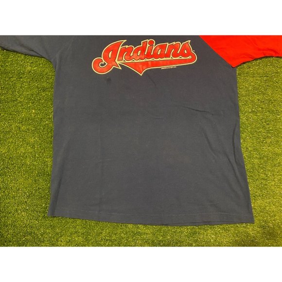 STARTER | Shirts | Vintage Starter Cleveland Indians Script Chief Wahoo ...